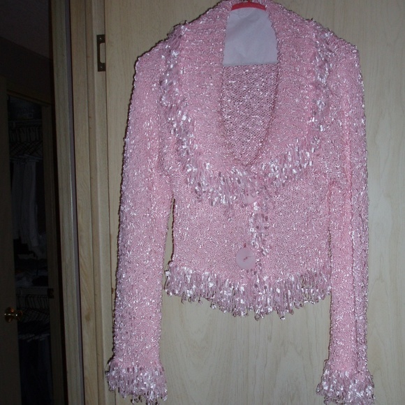 Mapsi | Sweaters | Pink Frilly Sweater | Poshmark